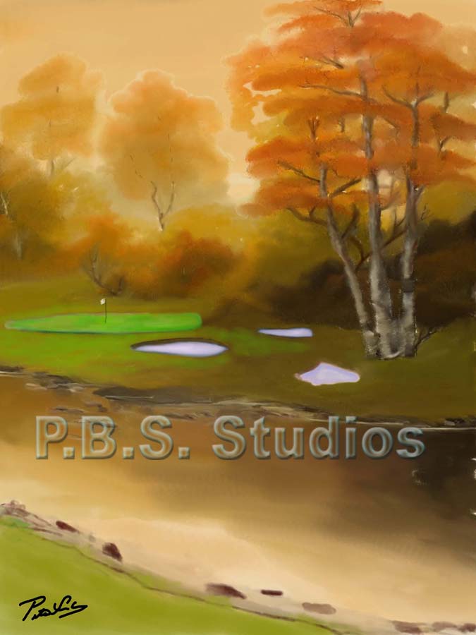 Digital Painting - Golf - PBS Studios